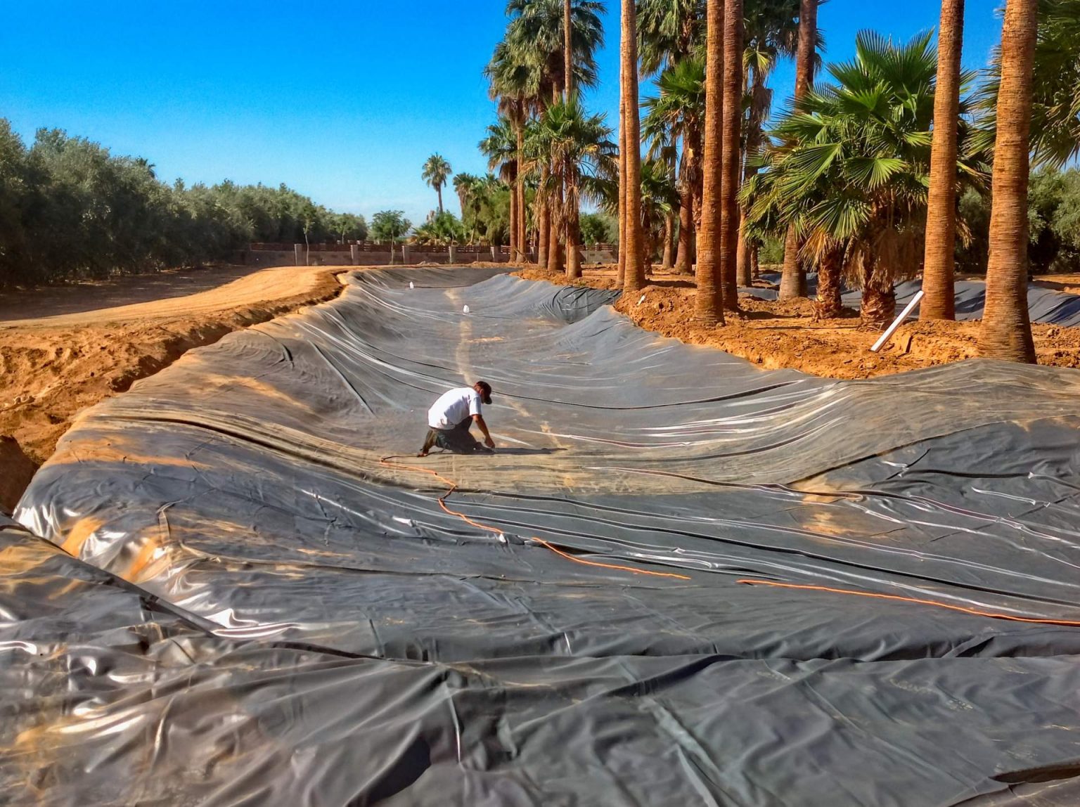 PVC Liners: 20 mil, 30 mil, 40 mil PVC Liners & Geomembrane Linings