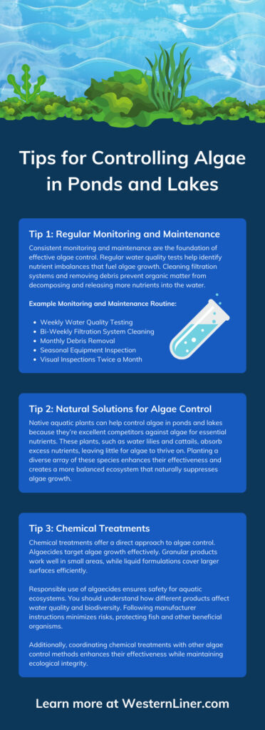 Tips for Controlling Algae in Ponds and Lakes