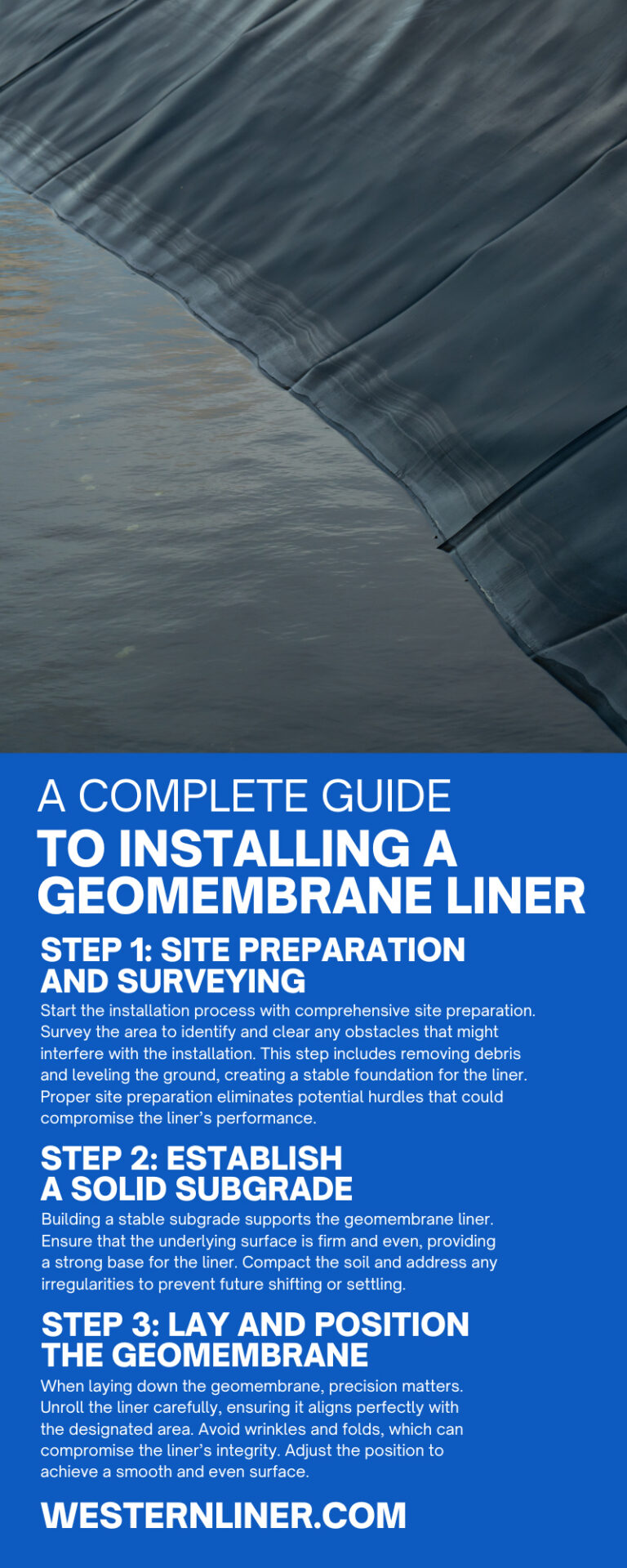 A Complete Guide to Installing a Geomembrane Liner